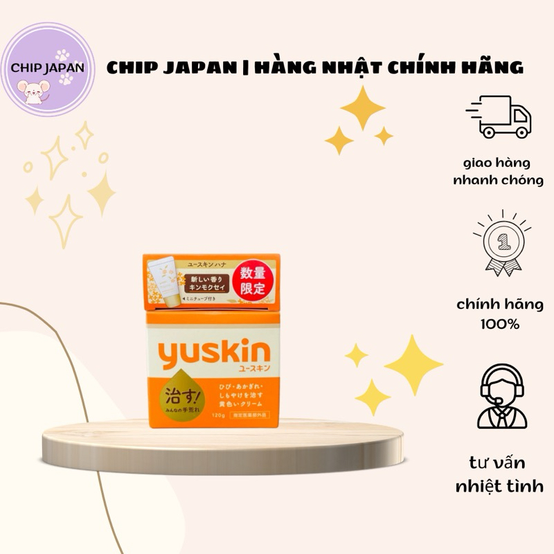 [CHÍNH HÃNG] KEM HỖ TRỢ NỨT NẺ, CHÀM NGỨA YUSKINA 120 GR SỐ 1 NHẬT BẢN | Shopee Việt Nam