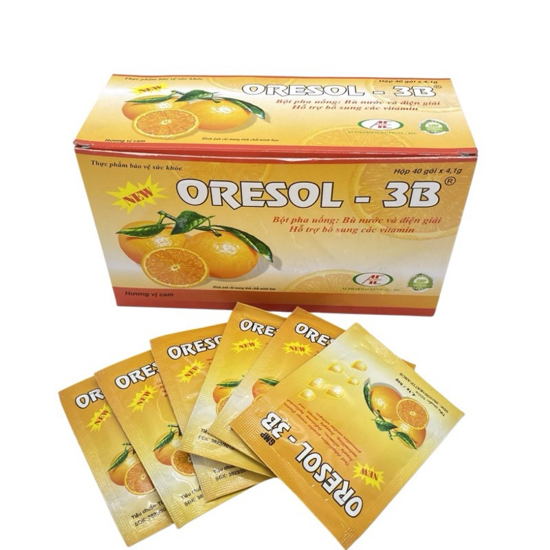 ORESOL - 3B bù nước và điện giải hộp 40 gói | Shopee Việt Nam