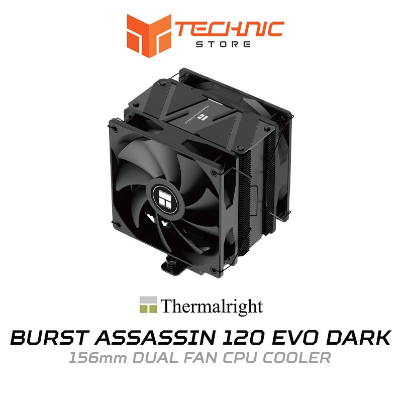 Tản nhiệt CPU Thermalright Burst Assassin 120 EVO DARK (BA120 EVO DARK ...