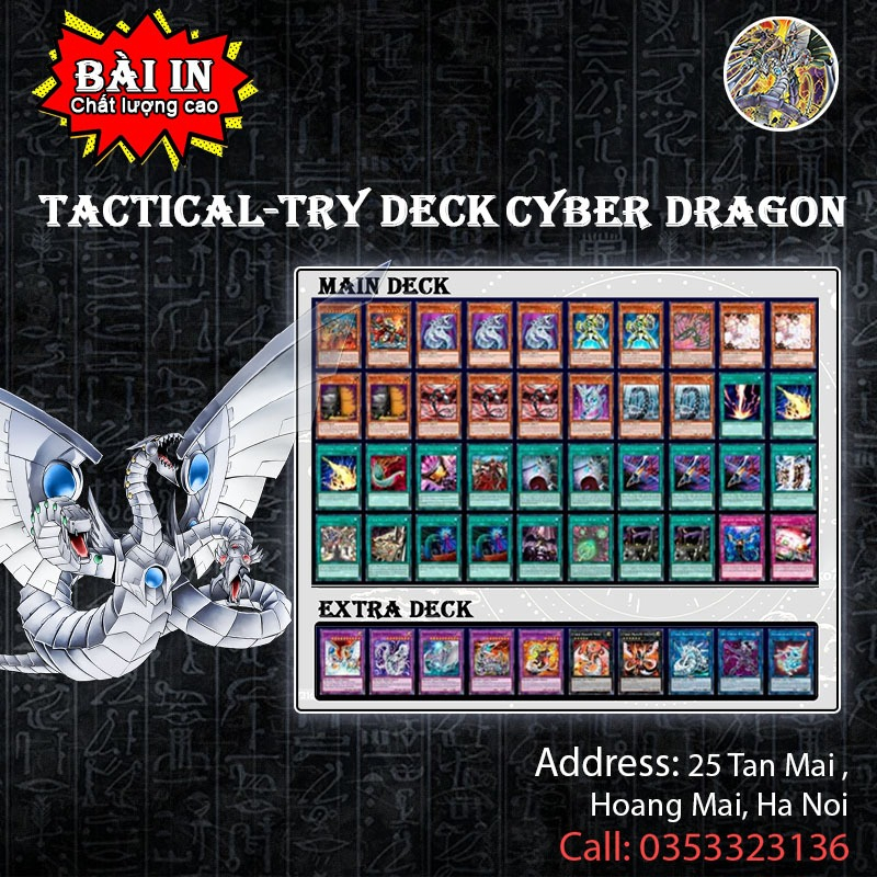[Bài in yu-gi-oh] Bộ bài trải nghiệm - Yu-Gi-Oh DUEL MONSTERS TACTICAL-TRY DECK - Cyber Dragon ...