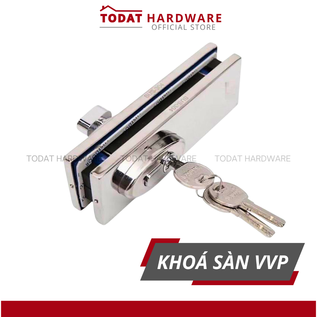 KHOÁ CỬA KÍNH BẢN LỀ SÀN VVP INOX FL50 - Khoá chân cửa kính cường lực ...