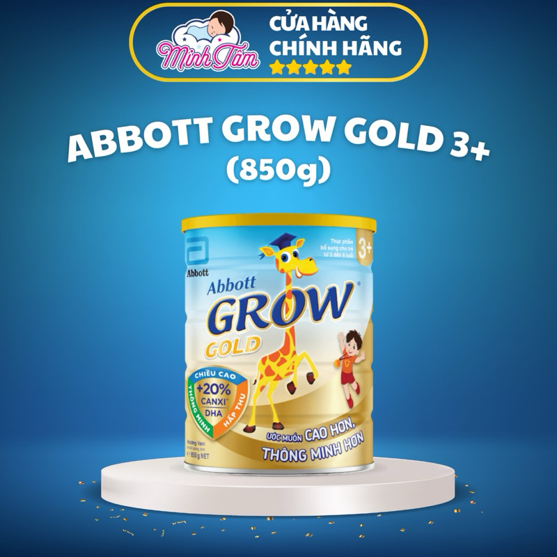 Sữa bột Abbott Grow Gold 3+ (850g) | Shopee Việt Nam