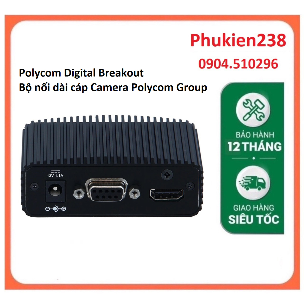 Polycom Digital Breakout Adapter Bộ nối dài cáp Camera EAGLEEYE IV ...