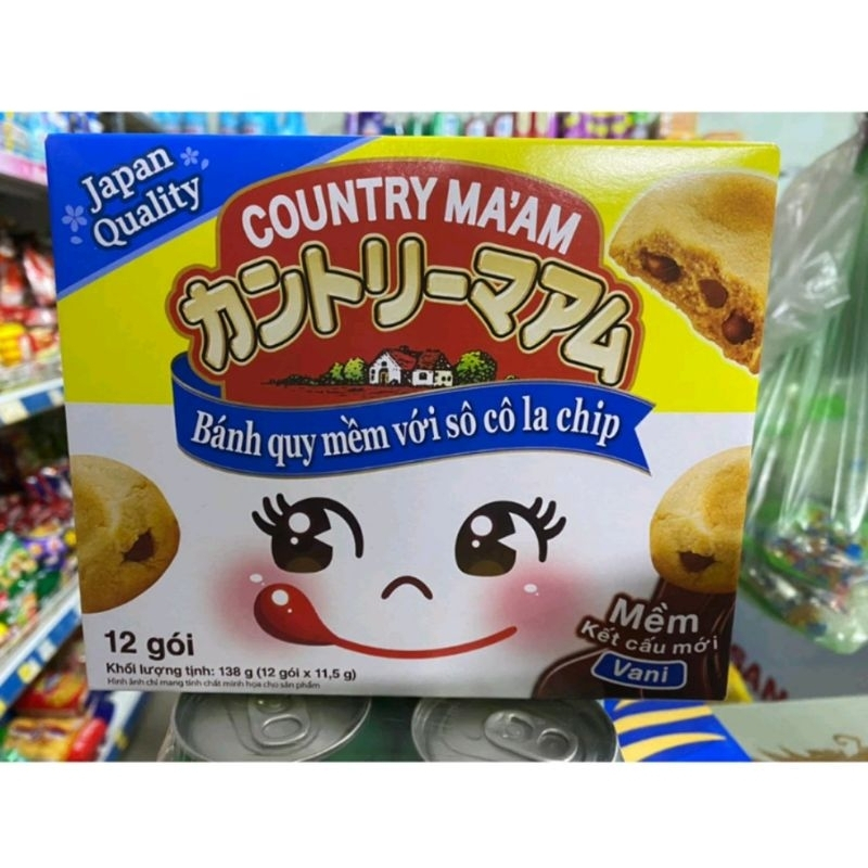Bánh Quy Mềm Sô cô la Chip Country Ma'am. | Shopee Việt Nam