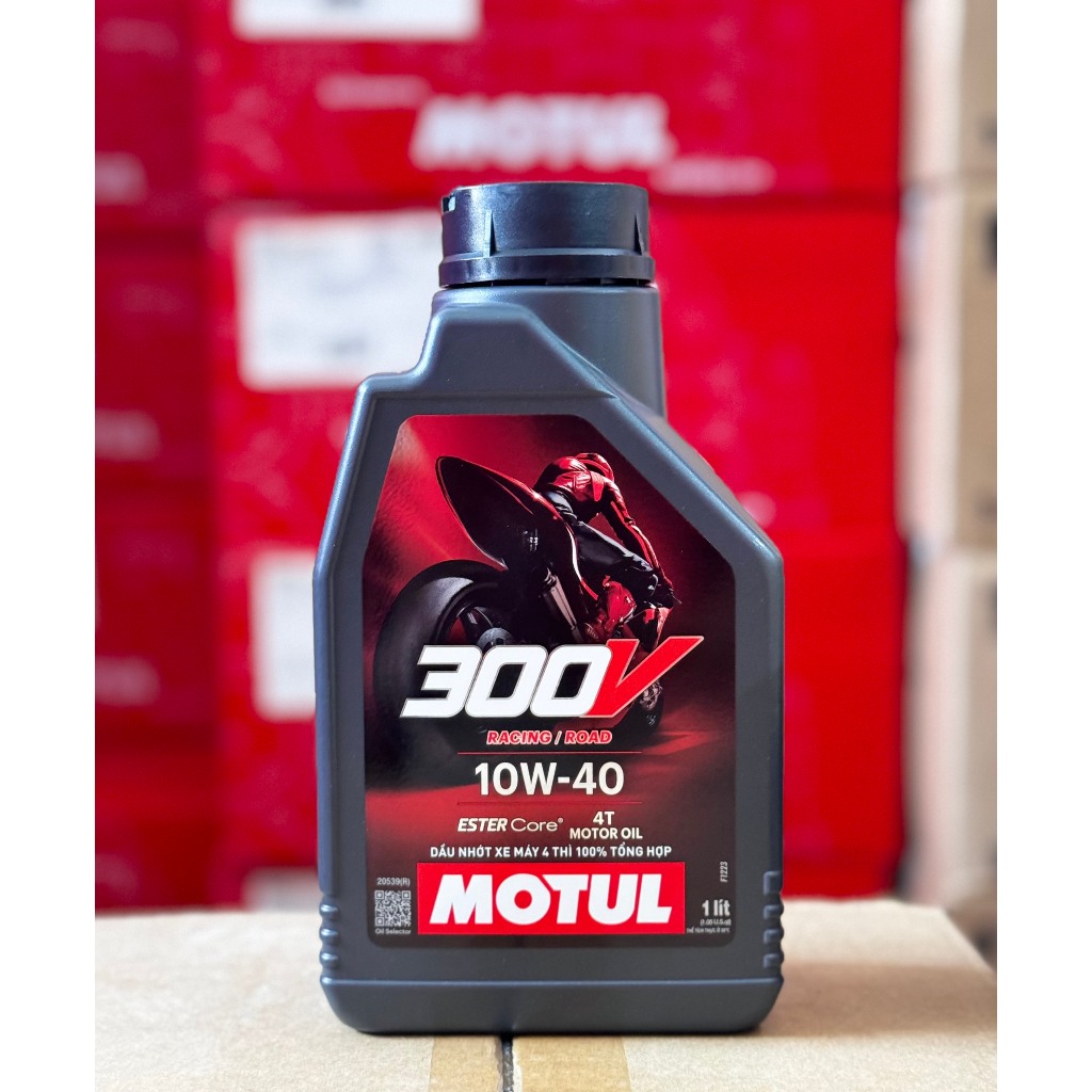 Nhớt Motul 300V 10W40 tem 1 lớp 1L, 1L1, 1L2, 1L3, 1L4 (910003) | Shopee Việt Nam