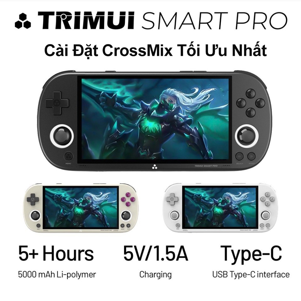 TrimUI Smart Pro máy chơi game cầm tay mới của TrimUI, màn hình HD cực đẹp nâng cấp đáng giá so ...