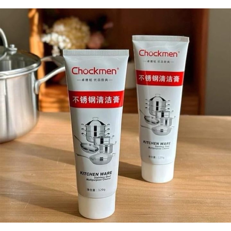 CKM115 - Kem vệ sinh inox Chockmen không hại da tay | Shopee Việt Nam