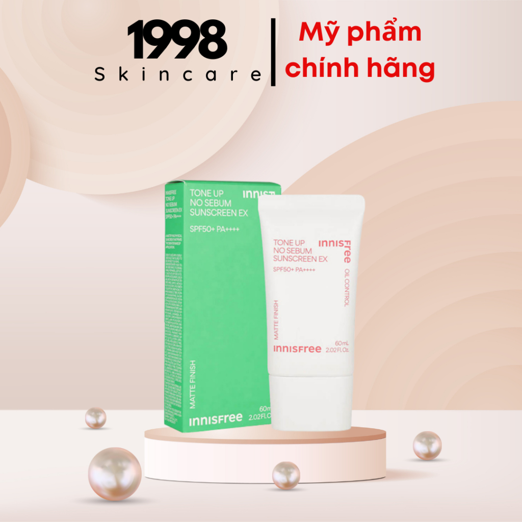 Kem Chống Nắng Nâng Tone, Kiềm Dầu Innisfree Tone Up No Sebum - Tone Up ...