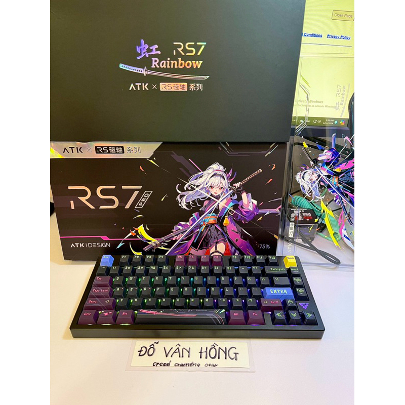 (Sẵn ship) Bàn Phím Gaming ATK RS7/ RGB/ Pro Rapid Trigger - Gateron ...