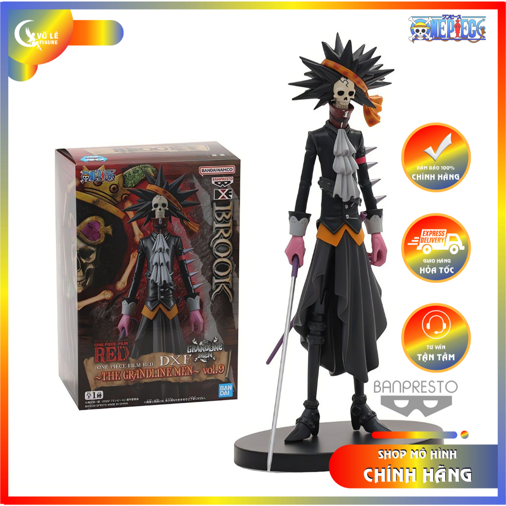Mô hình Brook One Piece Film Red chính hãng Banpresto - DXF figure ...