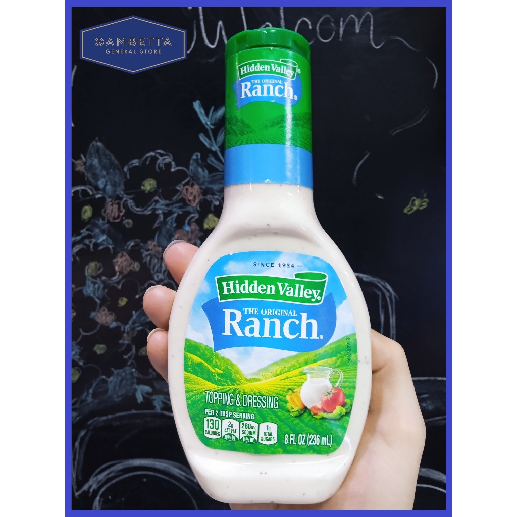 Sốt Ranch Hidden Valley Salad Dressing Ranch Original 236ml | Shopee ...