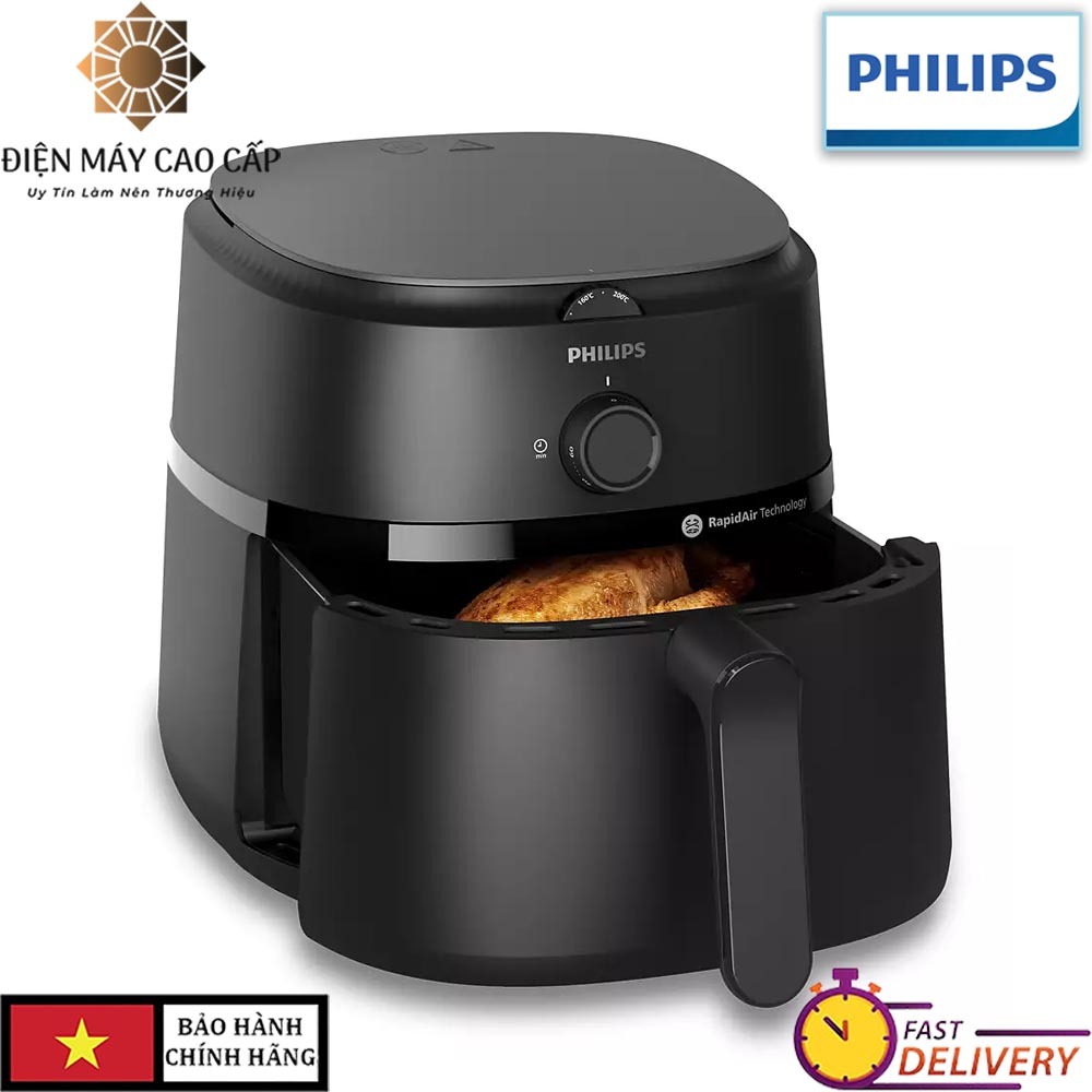 Nồi chiên không dầu dòng 1000 Series Philips NA130/00 NA130 dung tích 6 ...