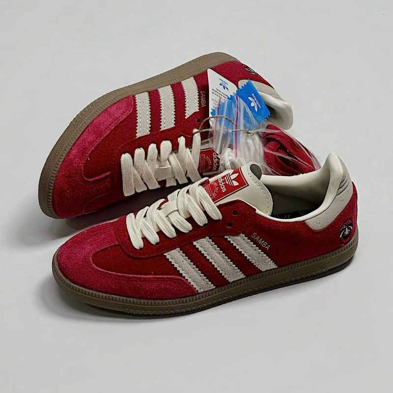 Giày A’dd Sam Ba White Red Lai Au Sc [ Full Box ] | Shopee Việt Nam