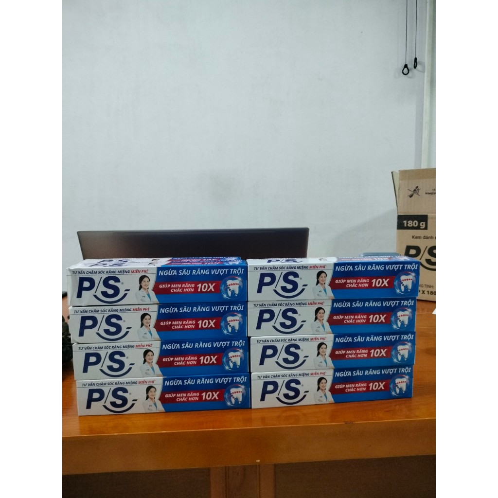 Kem đánh răng P/S ngừa sâu răng 180g tặng P/s 30g ( hàng tặng tùy theo đợt của công ty)/ Hàng ...