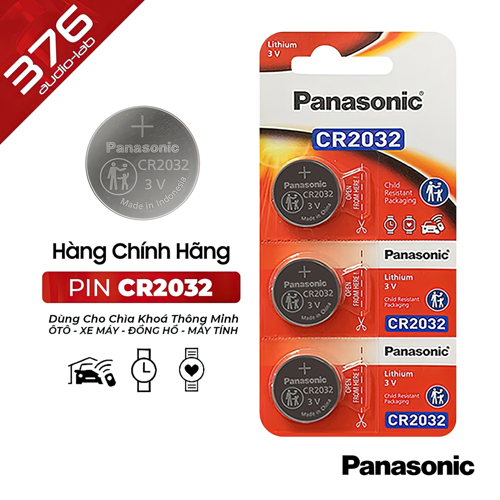 [CHÍNH HÃNG] Pin CR2032 Panasonic Lithium 3V (Sử Dụng cho AirTag ...