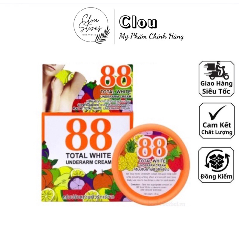 [ Clou Stores ] Kem trắng nách Total White 88 Total White Underarm ...