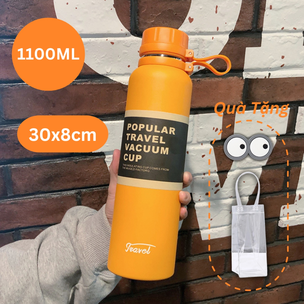 Bình nước giữ nhiệt Travel 650ML/850ML/1100ML bình nước, bình giữ nhiệt, bình giữ nhiệt thể thao ...