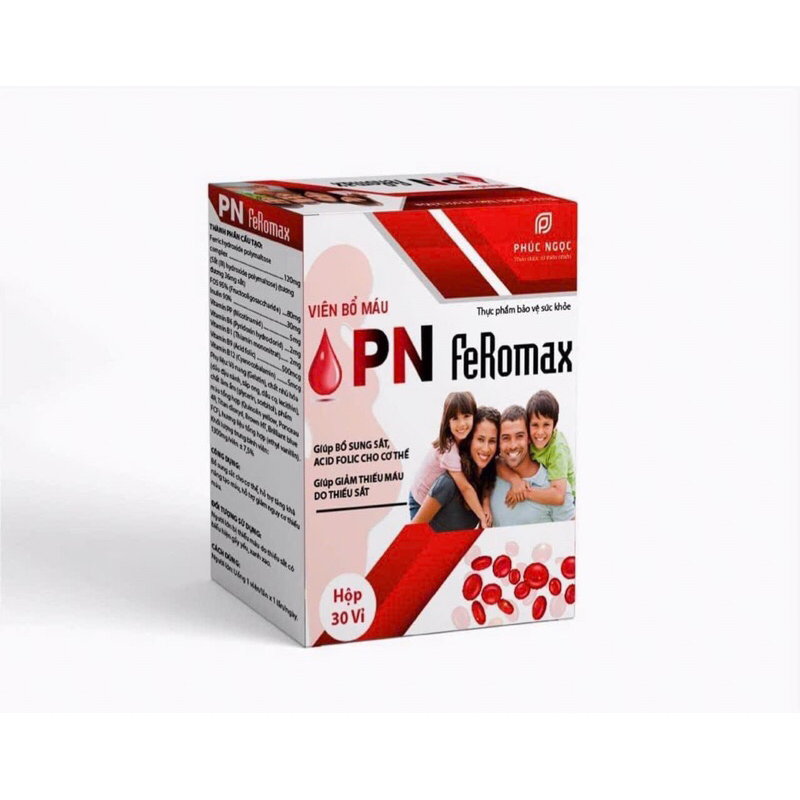 Viên bổ máu PN Feromax hộp 30v | Shopee Việt Nam
