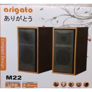 Loa máy tính 2.0 ARIGATO M22 | Shopee Việt Nam