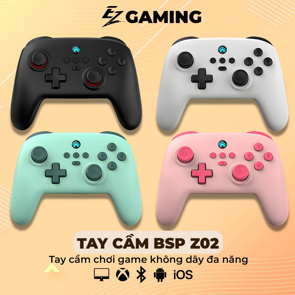 Tay Cầm Chơi Game Không Dây BSP Z02 Cho PC Và Mobile | Shopee Việt Nam