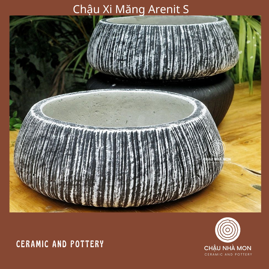 [Hỏa tốc] Chậu Xi Măng Arenit S | Shopee Việt Nam