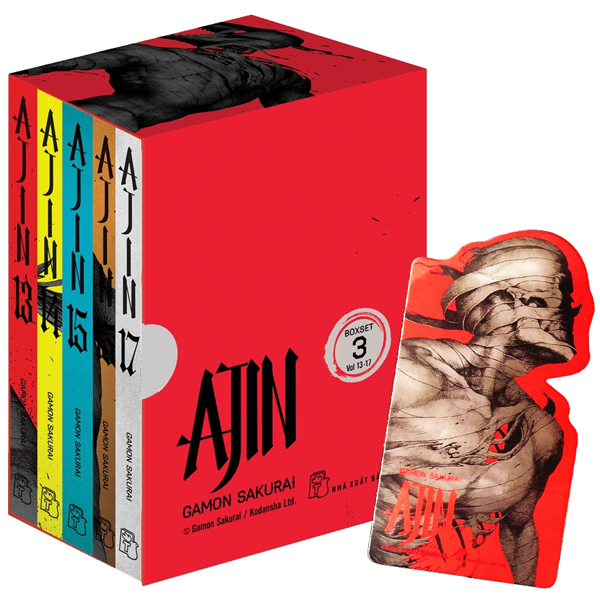 Sách - Ajin - BoxSet Số 3 (Tập 13 Đến Tập 17) - Tặng Kèm Bookmark ...
