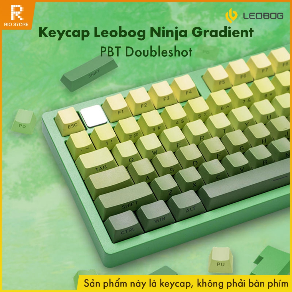 Keycap hãng Leobog - Ninja Gradient Sideprint Xuyên LED - PBT ...