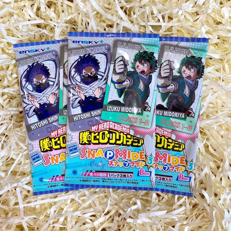 SNAPMIDE My Hero Academia 3B - pack card nhân phẩm MHA 3B snap thẻ ...