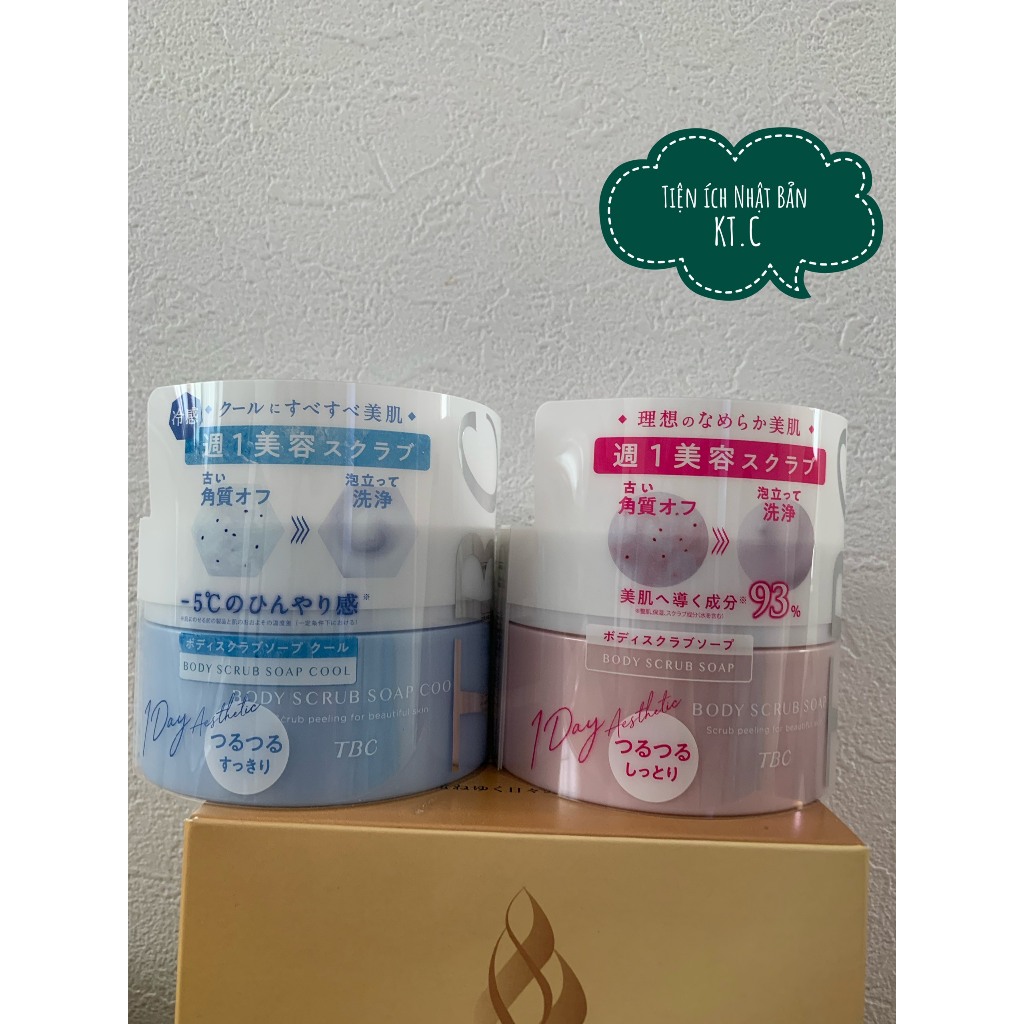 Tẩy tế bào chết toàn thân TBC Body Scrub Soap hủ 300g Nhật Bản | Shopee ...