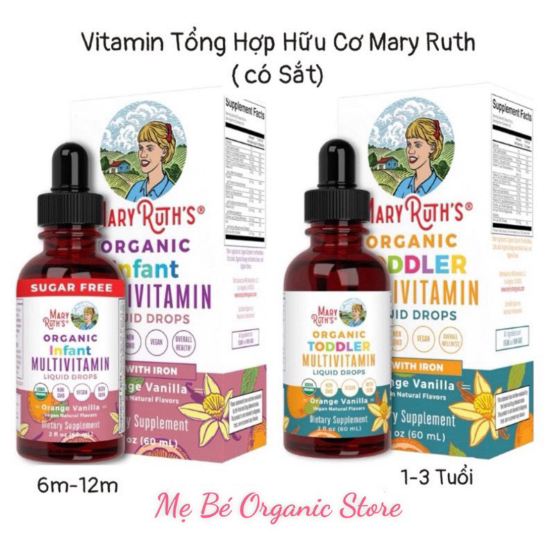 [ CÓ BILL- HSD 2026- NỘI ĐỊA MỸ- AIR ] Vitamin tổng hợp hữu cơ Mary ...