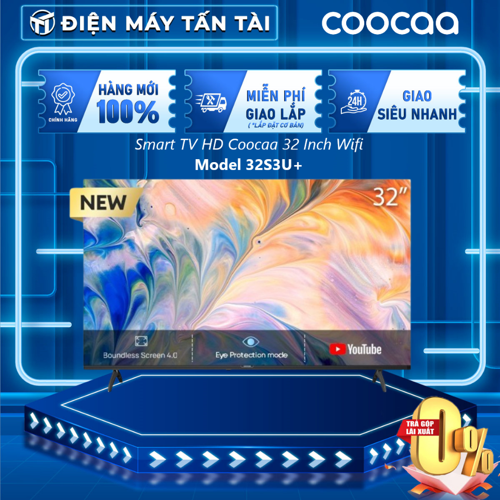 32S3U+ / 32S3U - Smart TV HD Coocaa 32 Inch Wifi - Model 32S3U+ - GIAO ...