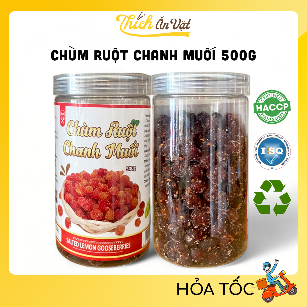 Chùm Ruột Chanh Muối Thơm Ngon 500g - Chua chua mặn mặn ngọt ngọt | Shopee Việt Nam