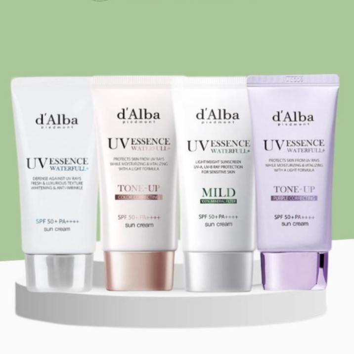 Kem chống nắng D'Alba Waterfull Essence / MILD / TONE UP/ PURPLE Sun ...