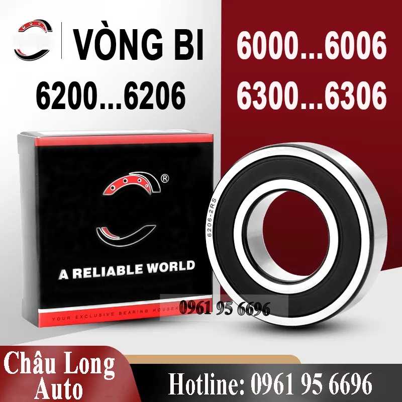 Vòng Bi Bạc Đạn 6000 6004 6200 6201 6202 6203 6204 6300 6301 6305 Trục Phi 10 12 15 17 20 25 ...