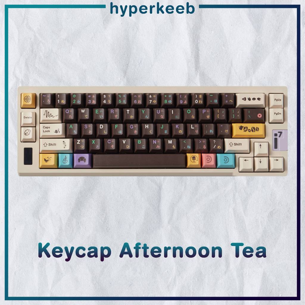 [HOẢ TỐC] Keycap CMK Afternoon Tea | 129 nút - nhựa PBT dày 1,5mm - in ...