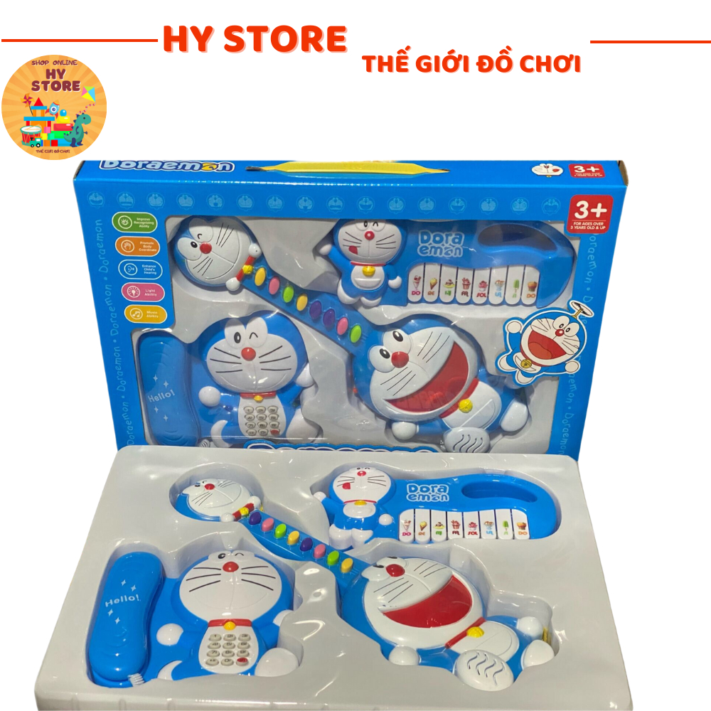 Đồ chơi âm nhạc cho bé Hy Store bộ đồ chơi 3 chi tiết đàn piano, đàn organ, điện thoại hình ...