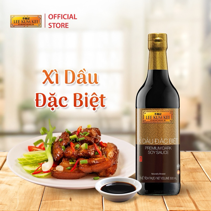 Xì dầu đặc biệt Lee Kum Kee -Premium Dark Soy Sauce- 500ml | Shopee Việt Nam