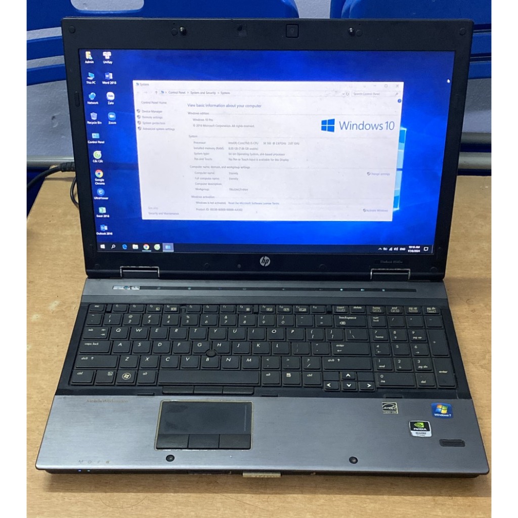 Laptop HP Elitebook 8540W (i5-560M ram 4g hdd 500Gb màn 15.6 VGA lỗi trắng màn) | Shopee Việt Nam