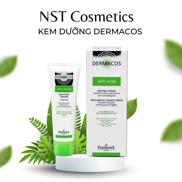 Kem Dưỡng Dermacos Anti-Acne Matting Cream 50Ml - Giảm nhờn, ngừa mụn ...