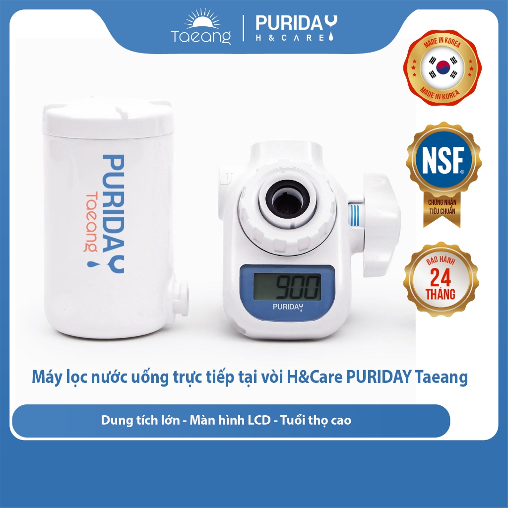 Máy lọc nước uống trực tiếp tại vòi H&Care PURIDAY Taeang | Shopee Việt Nam