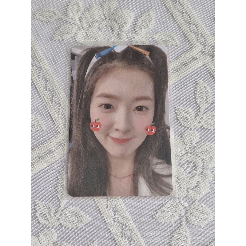 Card Irene Cherry Red Velvet Official Cạc Bo Góc RV Chính Hãng | Shopee ...