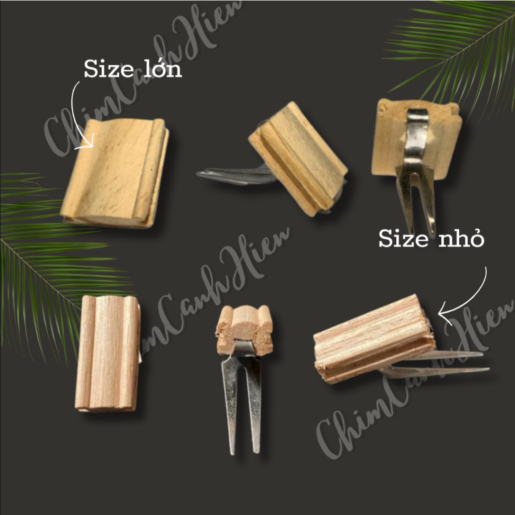 Xiên Chuối Ghim Chuối Ghim Trái Cây Ghim Chuối Gỗ Cho Chim Cảnh đủ