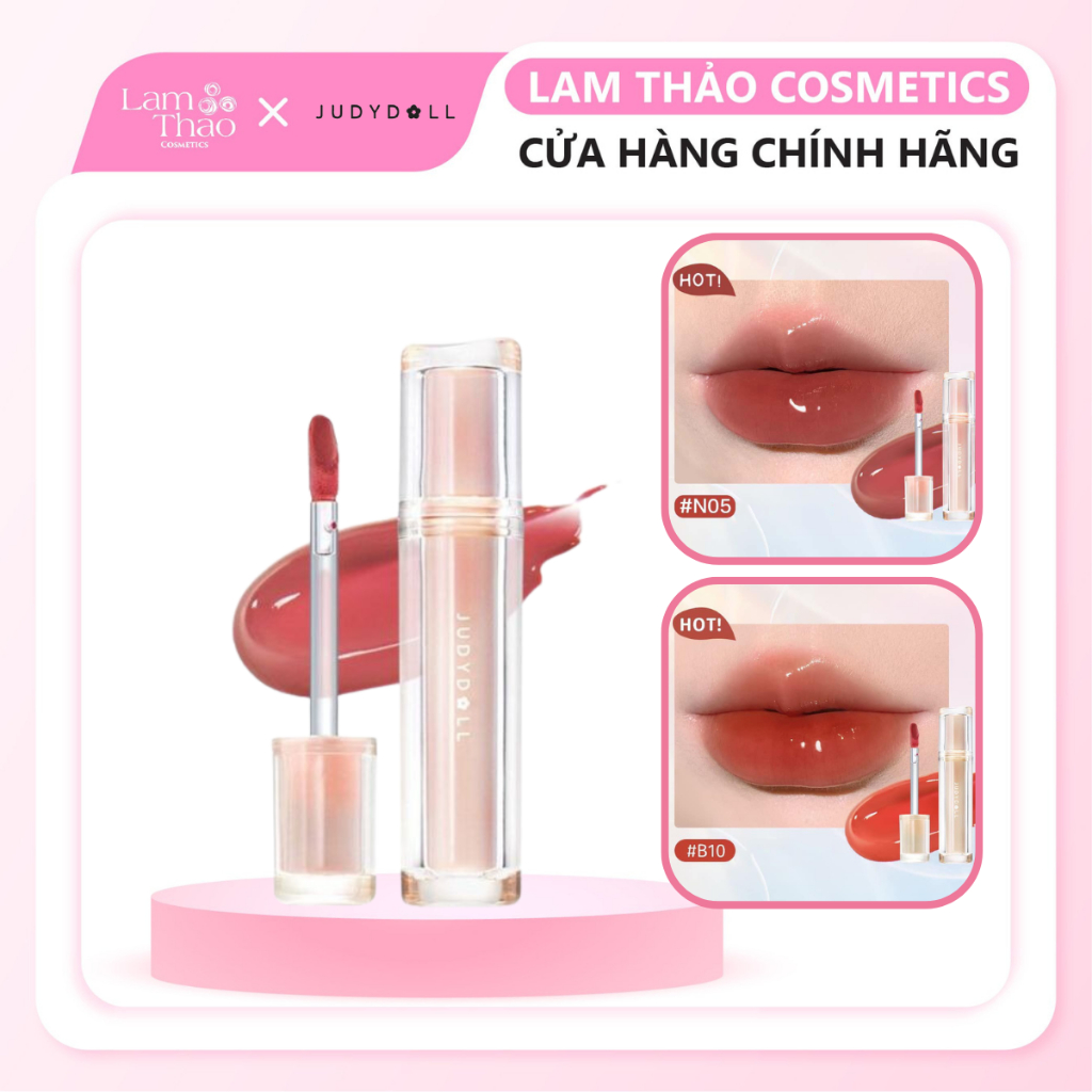 Son Môi Màu Judydoll Iced Tea Watery Lip Gloss | Shopee Việt Nam