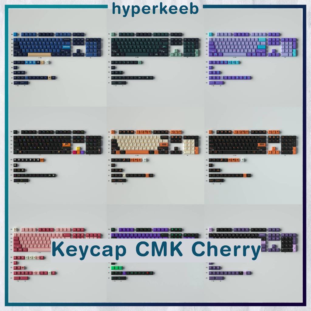[HOẢ TỐC] Keycap CMK Profile Cherry Darling Mictlan Carbon Eva-01 ...