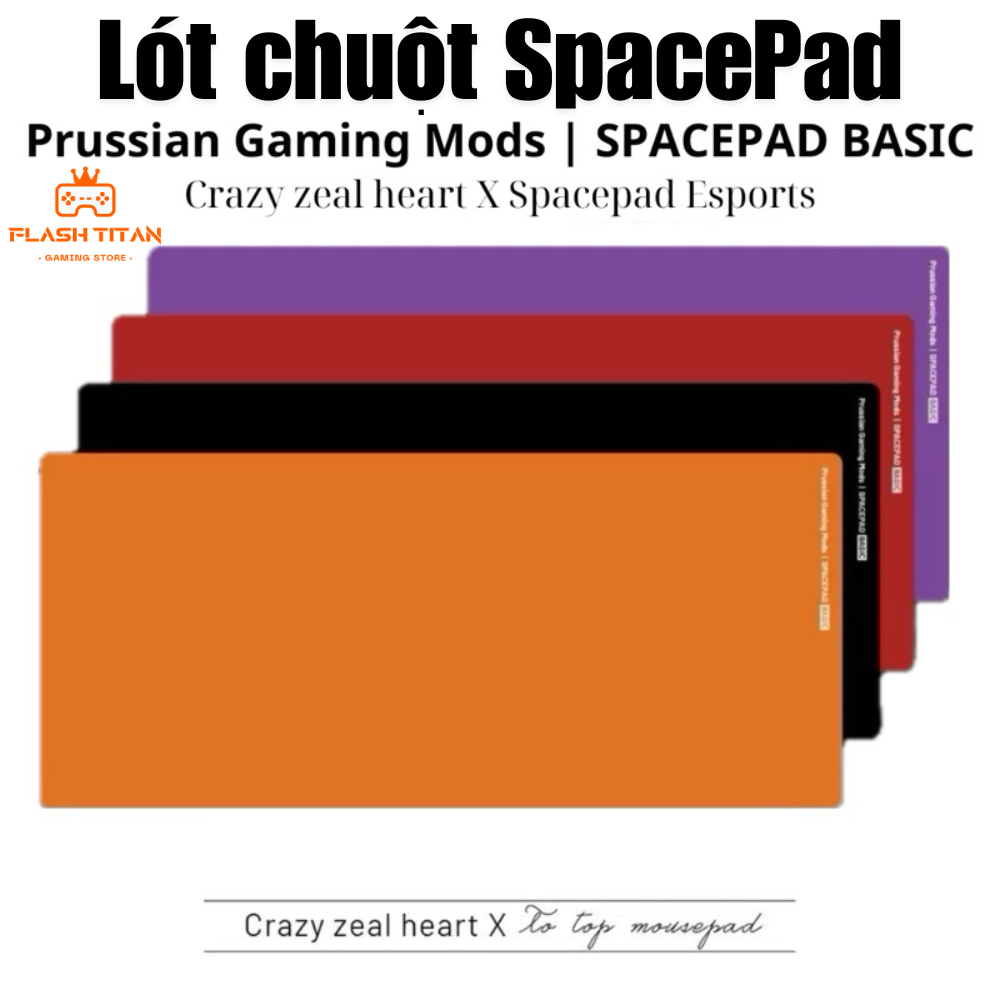 Lót chuột gaming SpacePad Prussian 40x90cm - Pad chuột chống nước - Hỗ ...