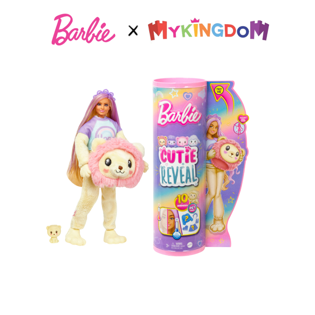 Đồ Chơi Búp Bê Barbie Cutie Reveal - Lion Barbie Hkr02 BARBIE HKR06 ...