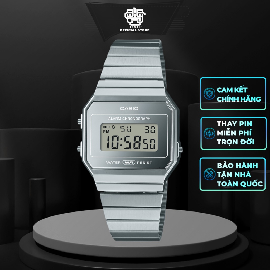 Đồng Hồ Unisex Casio A700WEV-7A Hàng Chính Hãng | Shopee Việt Nam