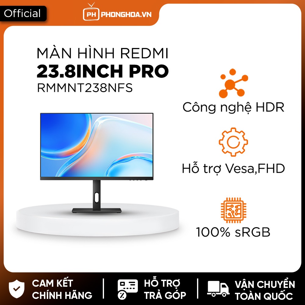 Màn hình máy tính Xiaomi Redmi 23.8inch Pro RMMNT238NFS FHD | Shopee ...