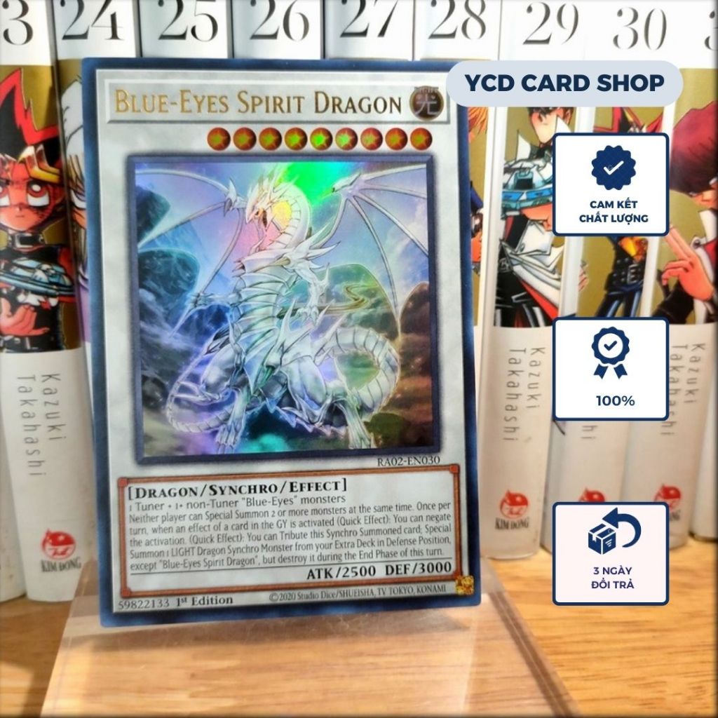 [YCDcardgame] Thẻ Bài Yugioh Chính Hãng Blue-Eyes Spirit Dragon | Shopee Việt Nam