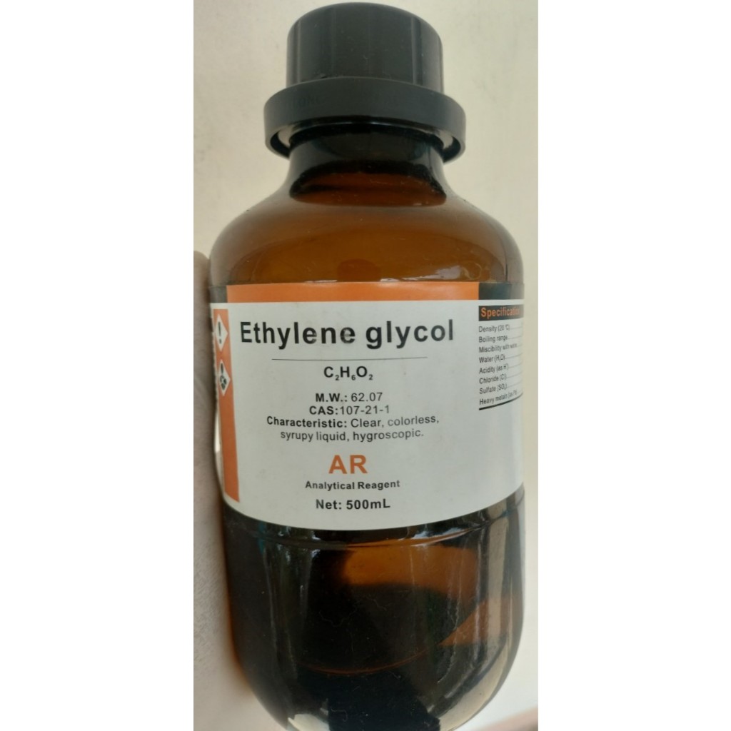 Hóa chất Ethylene glycol xilong CAS 107-21-1 C2H6O2 EG chai 500ml ...